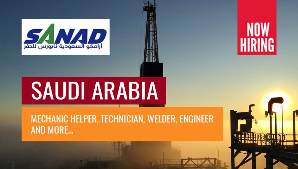 Drilling Job Vacancies, Sanad, Saudi Aramco and Nabors Careers | Gulf ...