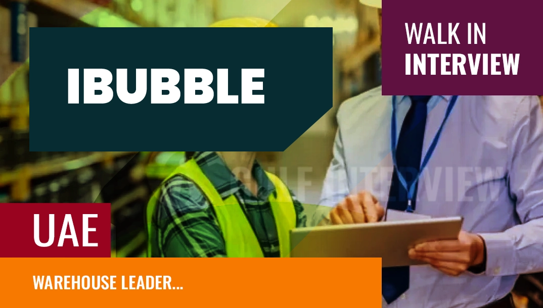 Warehouse Leader Hiring – Walk-In Interview in Dubai | Gulf Interview